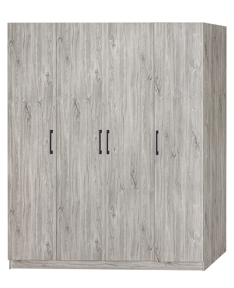 Kleerkast Elmo 4 deurs - 148488 | De Kraker wooncentrum